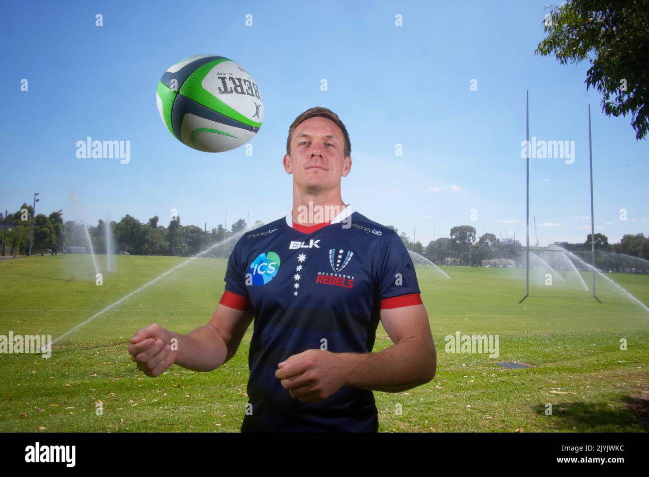 Dane Haylett-Petty of the Melbourne Rebels poses for a photo during the ...