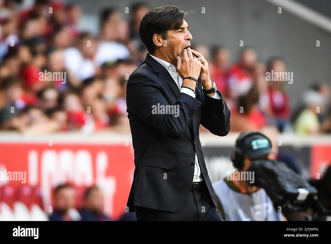 Paulo FONSECA of Lille during the French championship Ligue 1 football ...