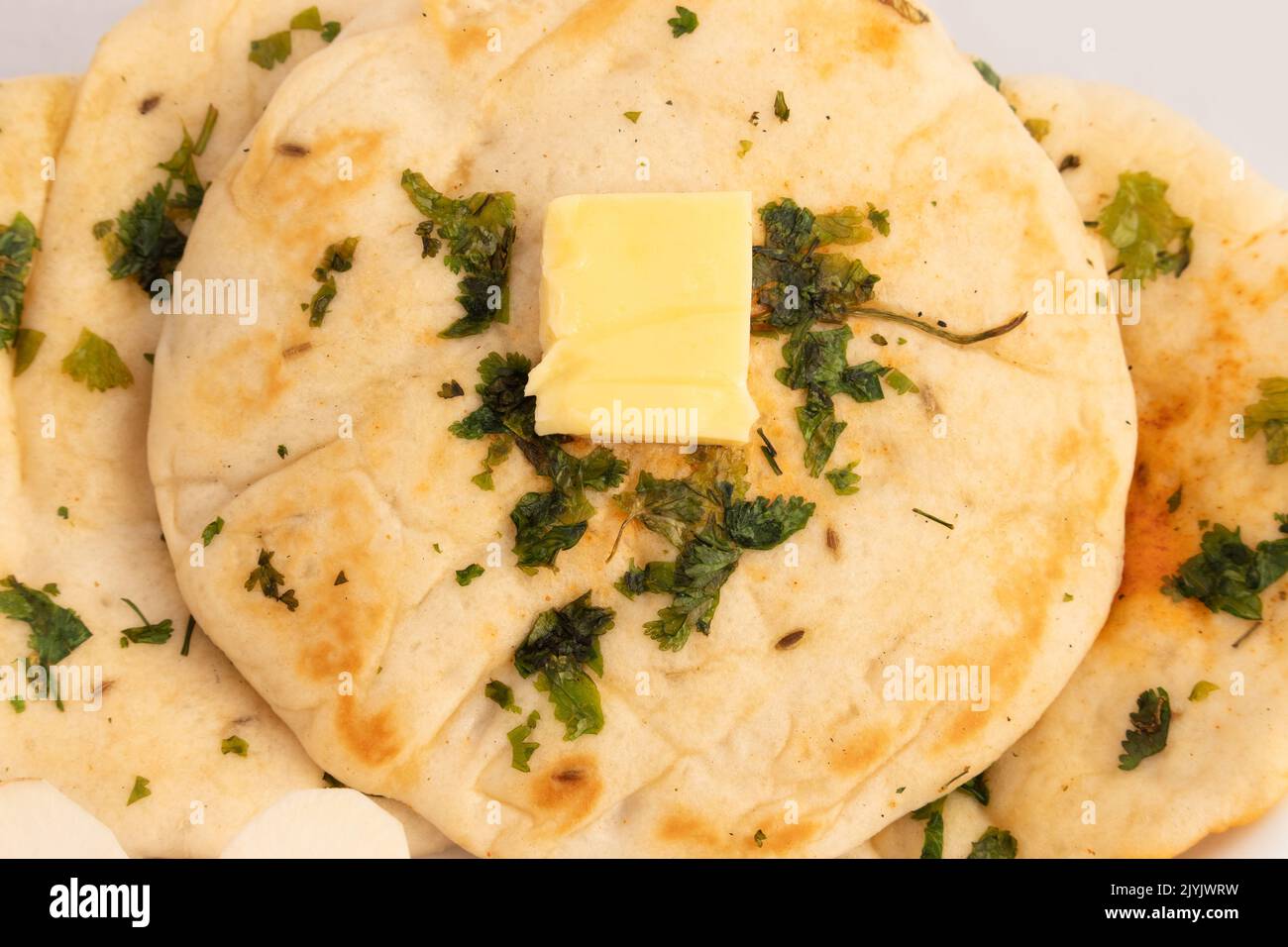 Masala Kulcha Or Kulche Is Fluffy Mildly Leavened Flatbread Made Of ...
