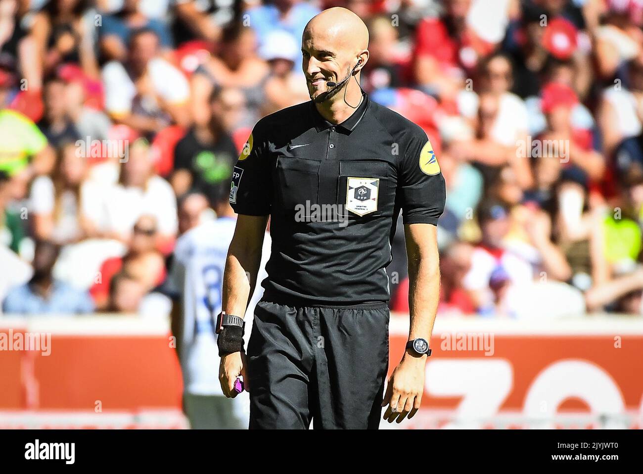 Referee Eric WATTELLIER during the French championship Ligue 1 football ...