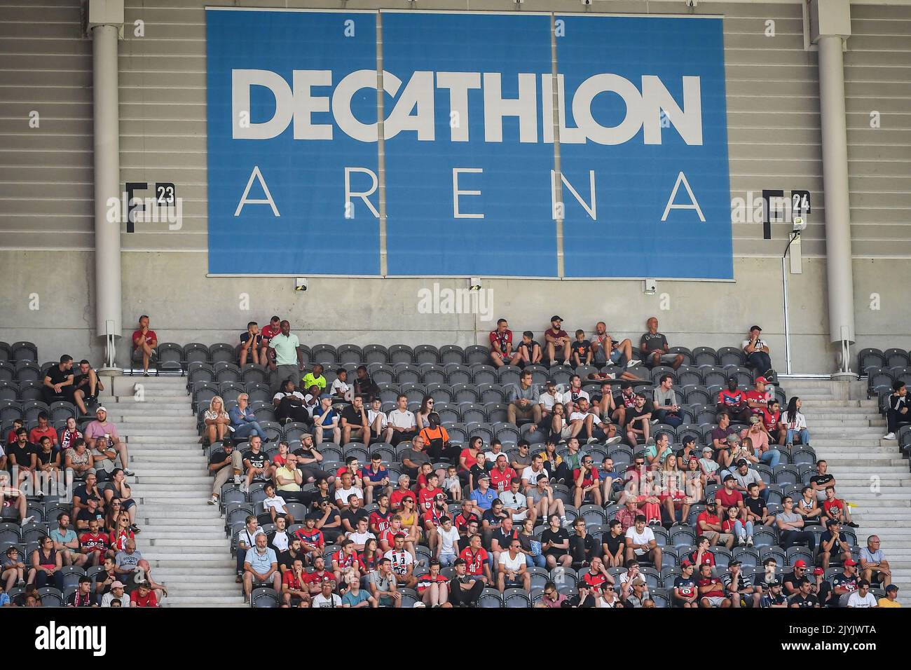 Illustration "Decathlon Arena" during the French championship Ligue 1 ...