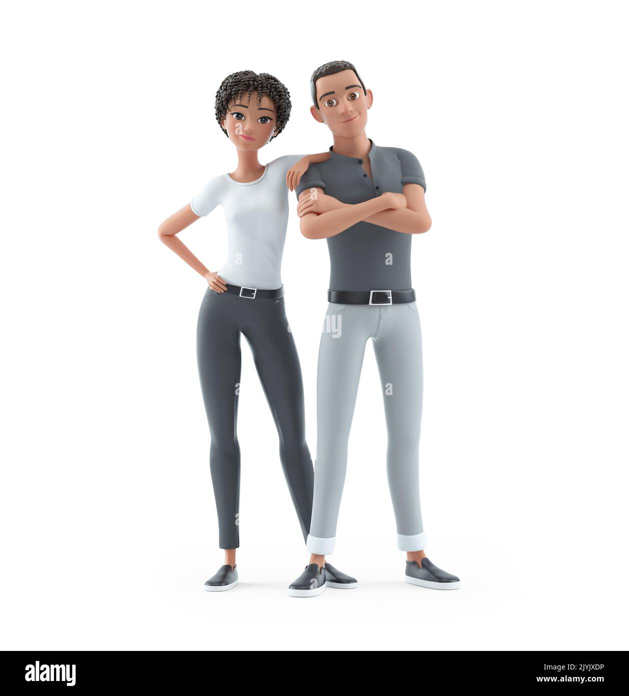 3d render man leaning on hi-res stock photography and images - Alamy