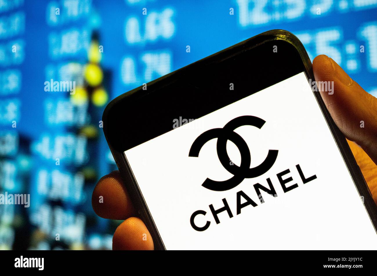 In this photo illustration, the French multinational cosmetic beauty ...