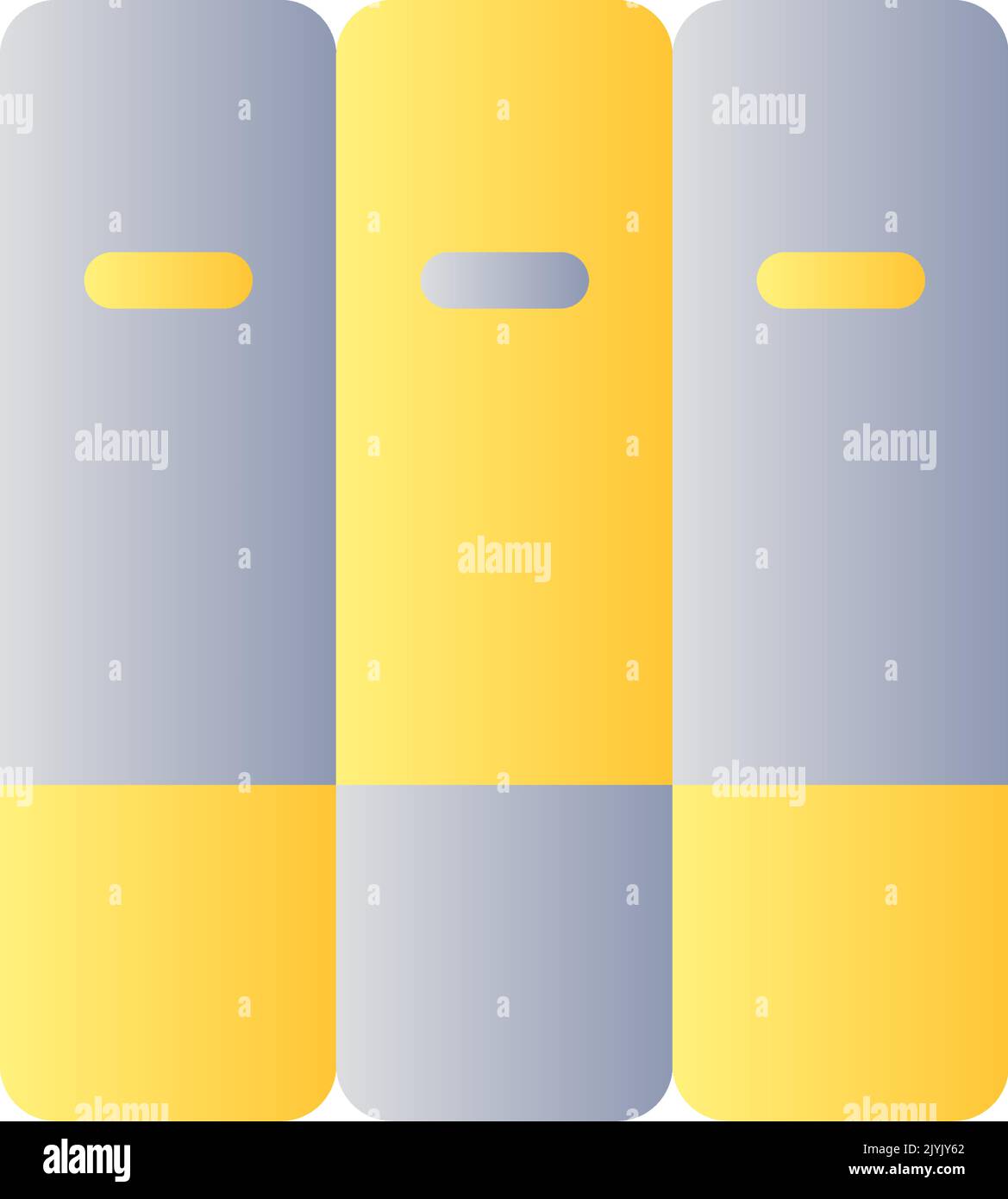 Organize bookshelf flat gradient two-color ui icon Stock Vector Image & Art - Alamy