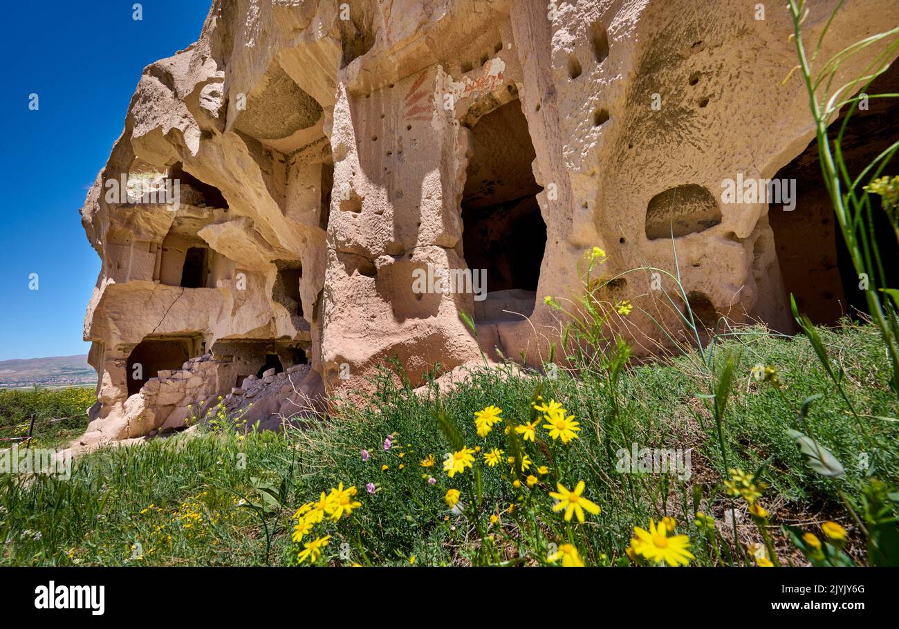 zelve dwelling, Zelve open air museum , Göreme, Cappadocia, Anatolia ...