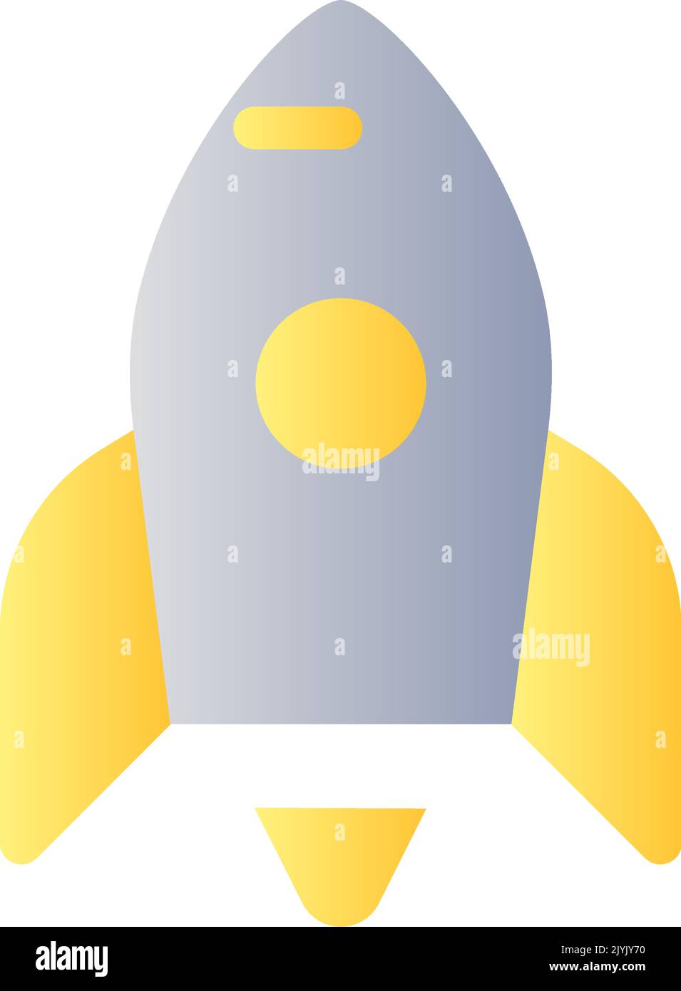 Rocket flat gradient two-color ui icon Stock Vector Image & Art - Alamy