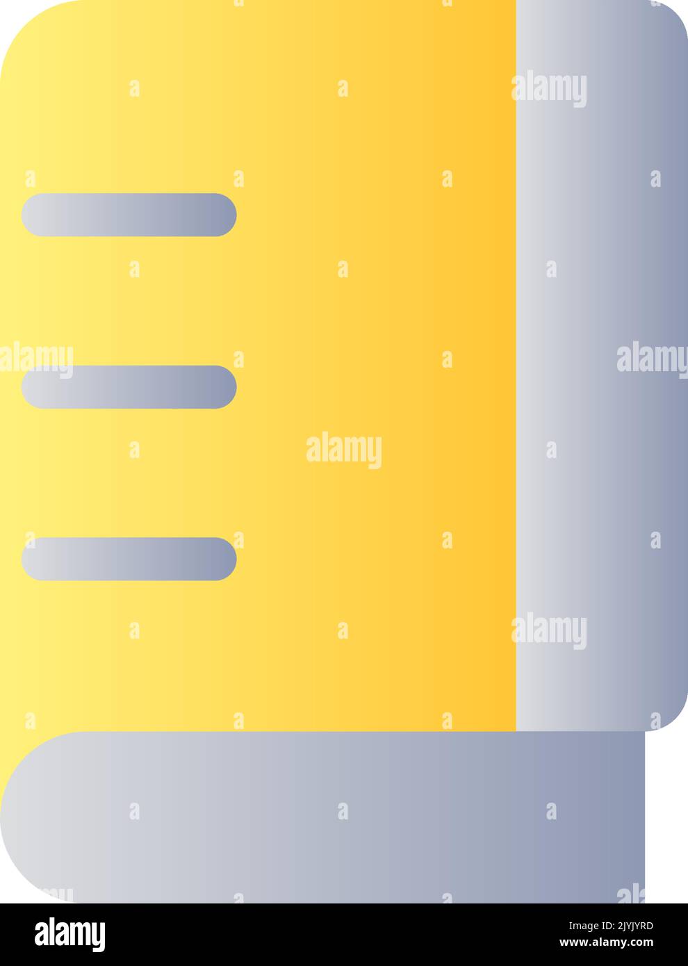 School notebook flat gradient two-color ui icon Stock Vector Image & Art - Alamy