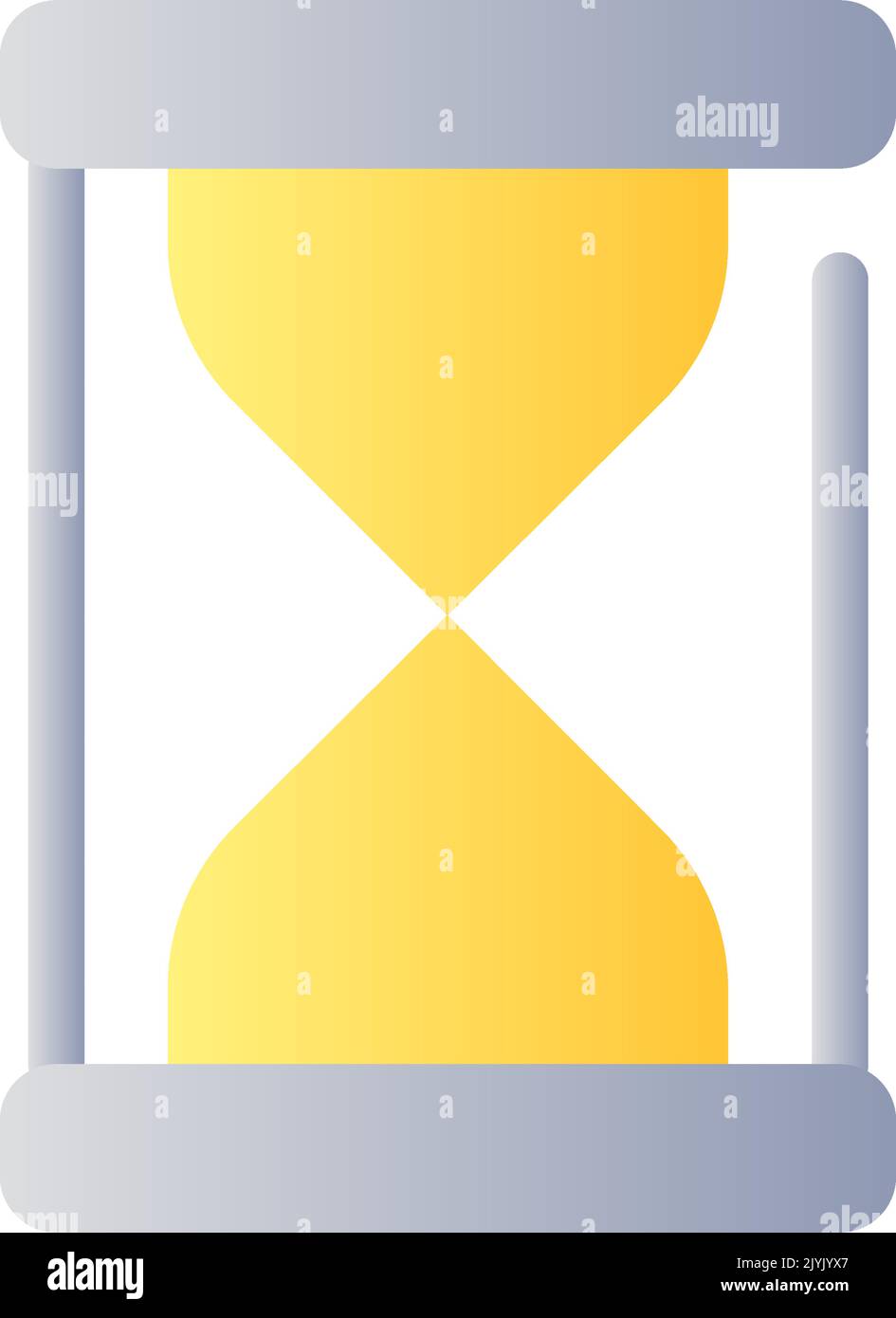 Yellow hourglass Stock Vector Images - Alamy