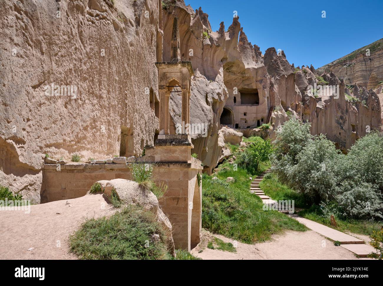 zelve dwelling, Zelve open air museum , Göreme, Cappadocia, Anatolia ...