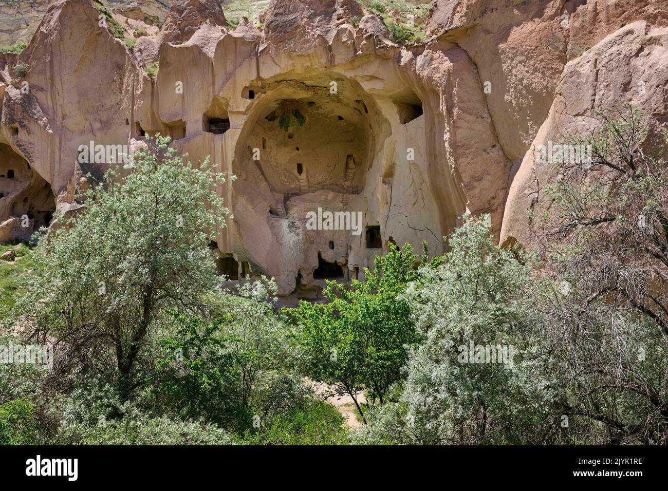 zelve dwelling, Zelve open air museum , Göreme, Cappadocia, Anatolia ...