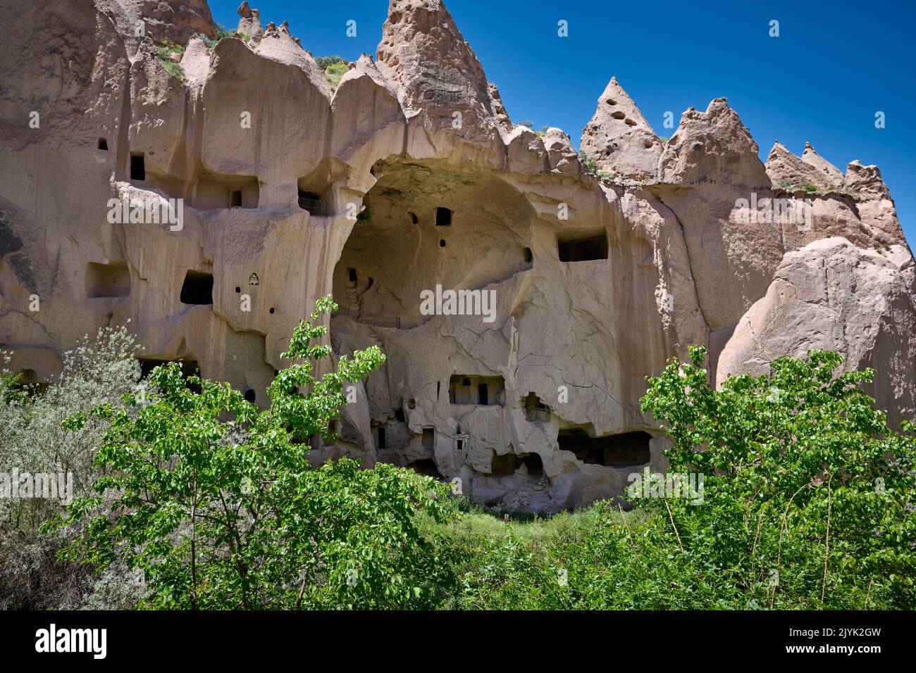zelve dwelling, Zelve open air museum , Göreme, Cappadocia, Anatolia ...