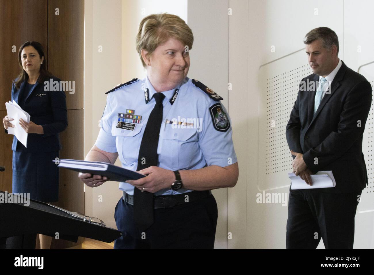 Queensland Assistant Police Commissioner Cheryl Scanlon addresses the ...