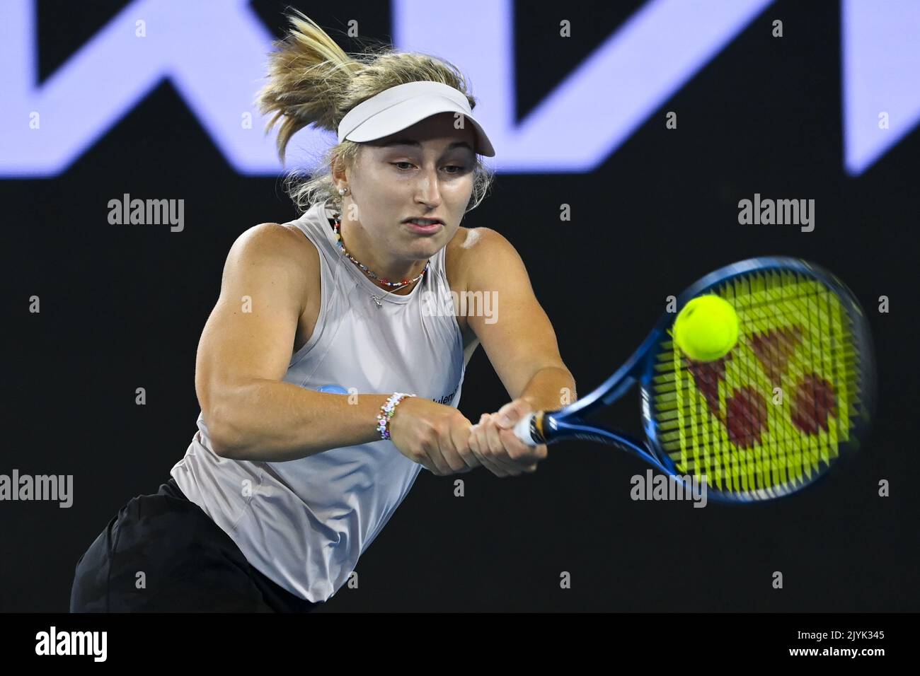 Daria Gavrilova of Australia in action during her first Round Women's ...