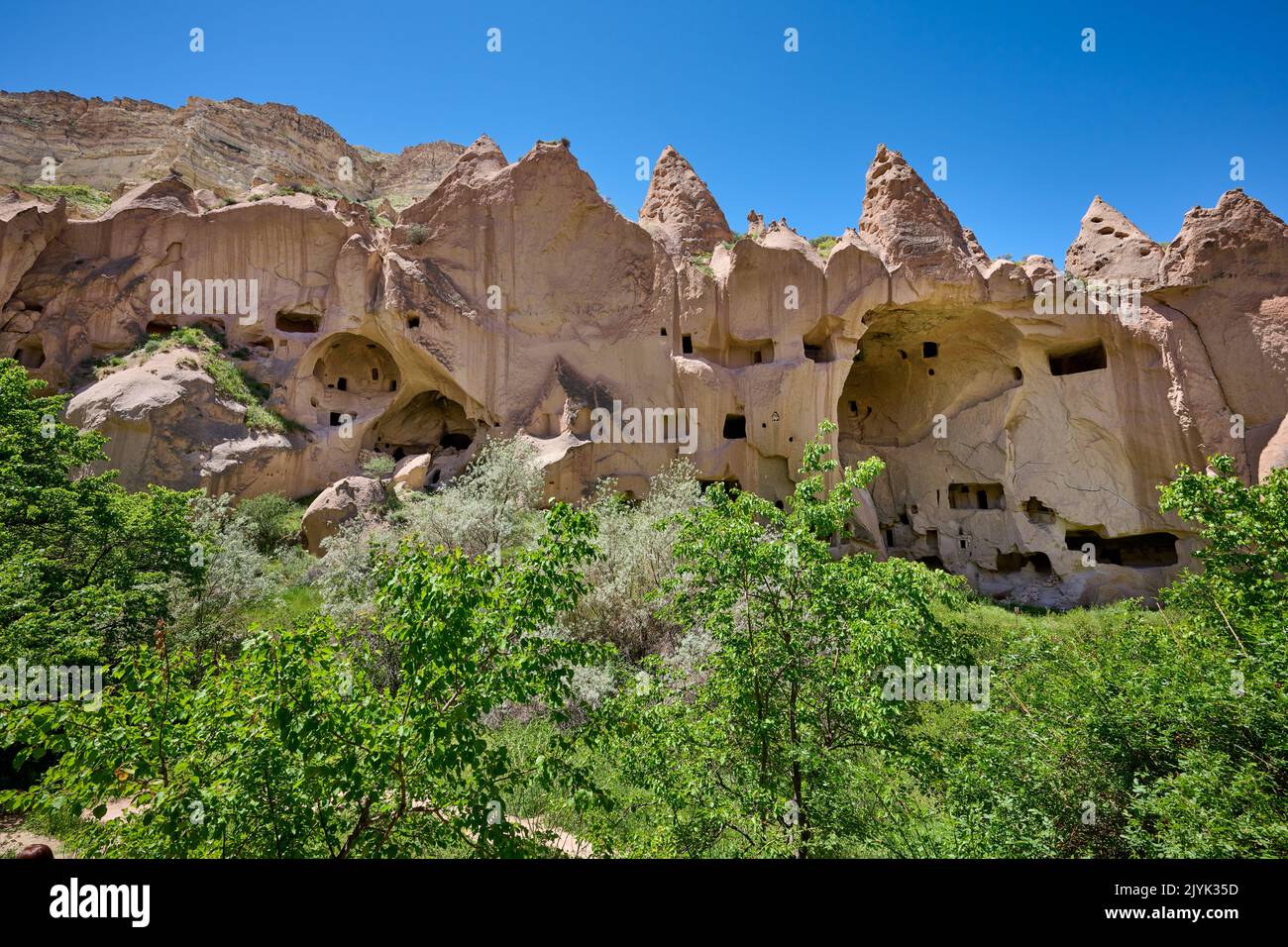 zelve dwelling, Zelve open air museum , Göreme, Cappadocia, Anatolia ...