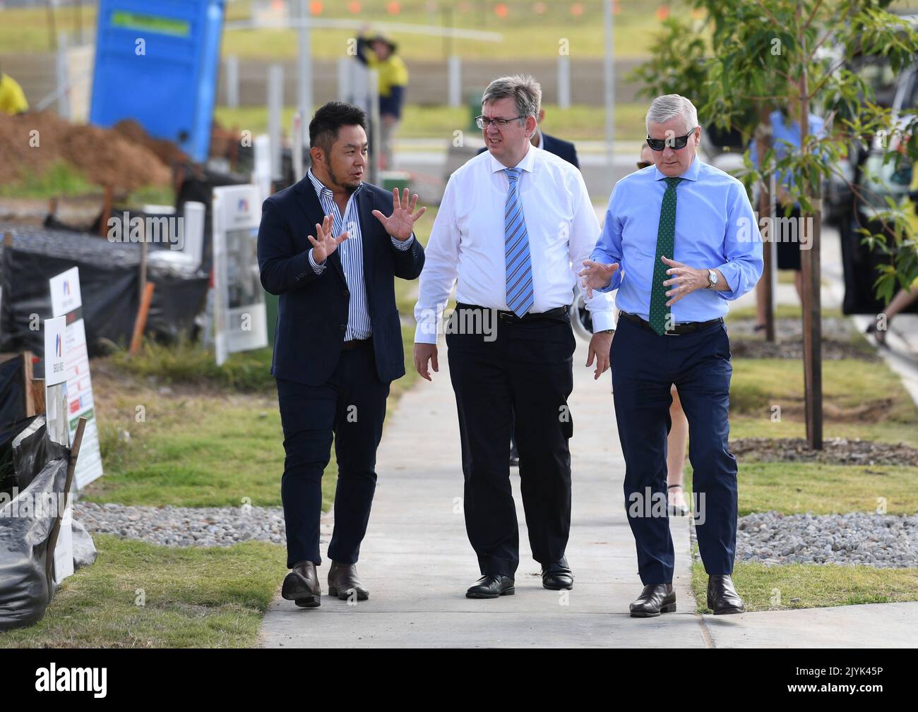Sekisui House Australia Project Director, Taku Hashimoto (left ...