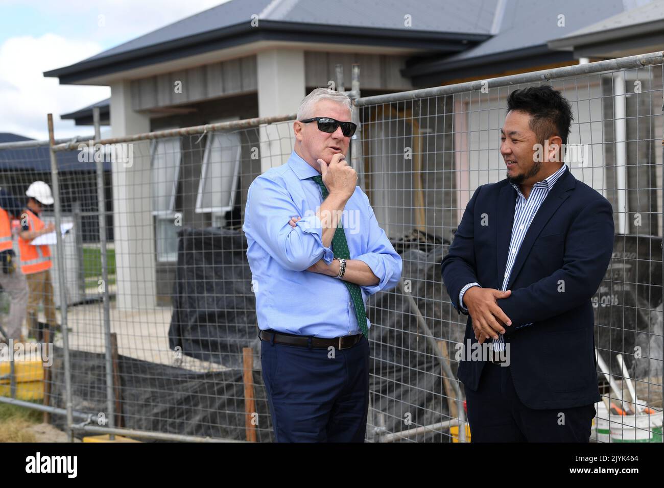 Deputy Prime Minister Michael McCormack (left) and Sekisui House ...