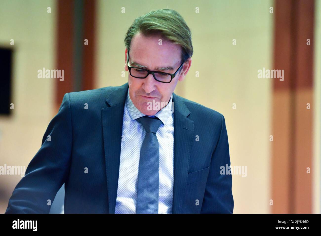 Secretary to the Treasury Dr Steven Kennedy appears before the Select ...