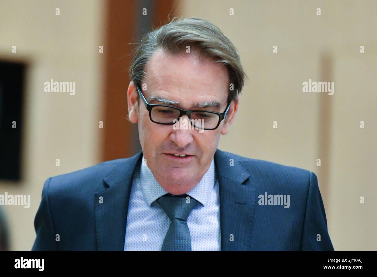 Secretary to the Treasury Dr Steven Kennedy appears before the Select ...