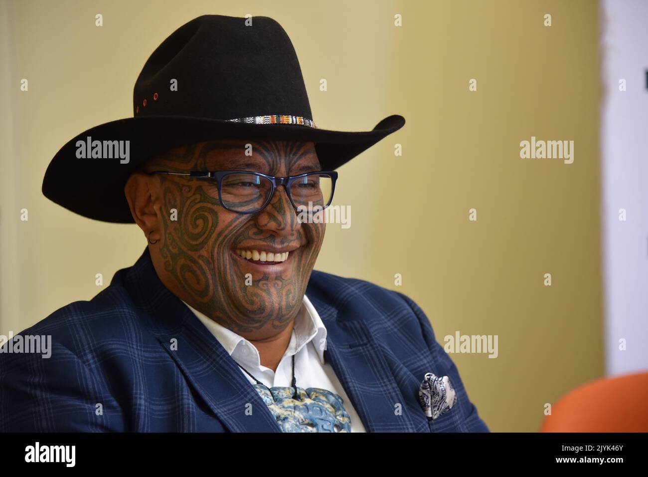 Maori Party co-leader Rawiri Waititi is seen at his parliamentary ...