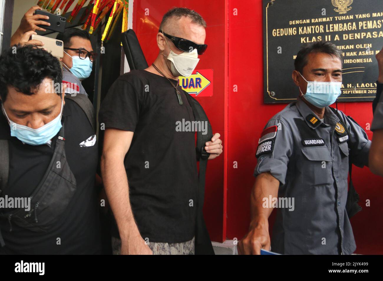 British DJ David Taylor is seen after being released from Kerobokan ...