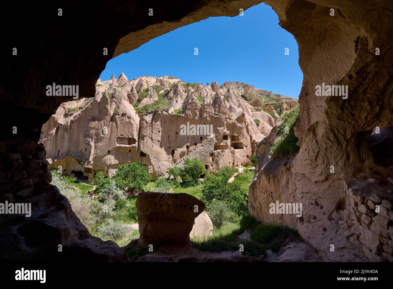 zelve dwelling, Zelve open air museum , Göreme, Cappadocia, Anatolia ...