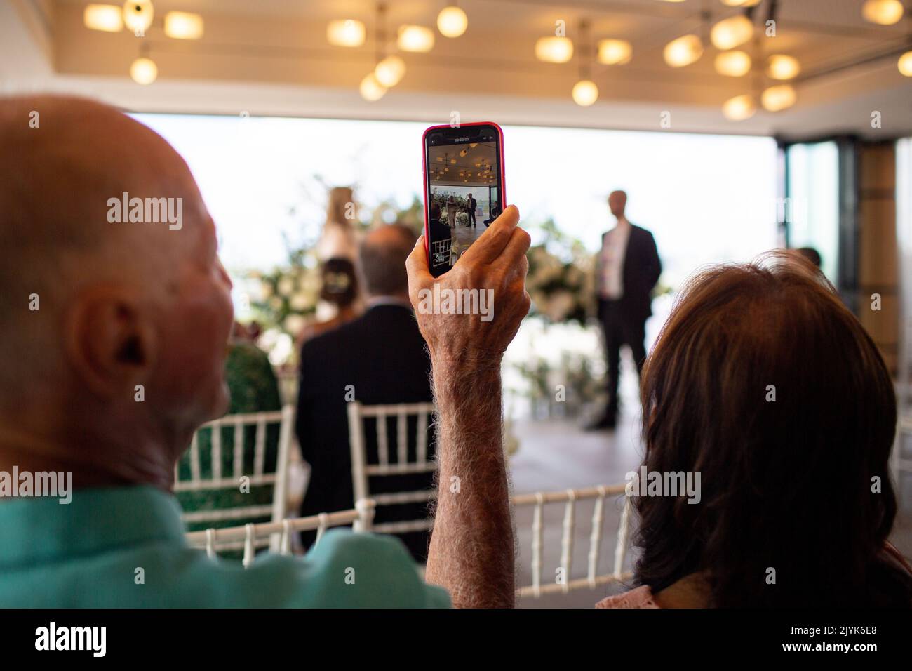 Sydney couple Tahi Cody and Matt Hayward tie the knot at Taronga Zoo on ...