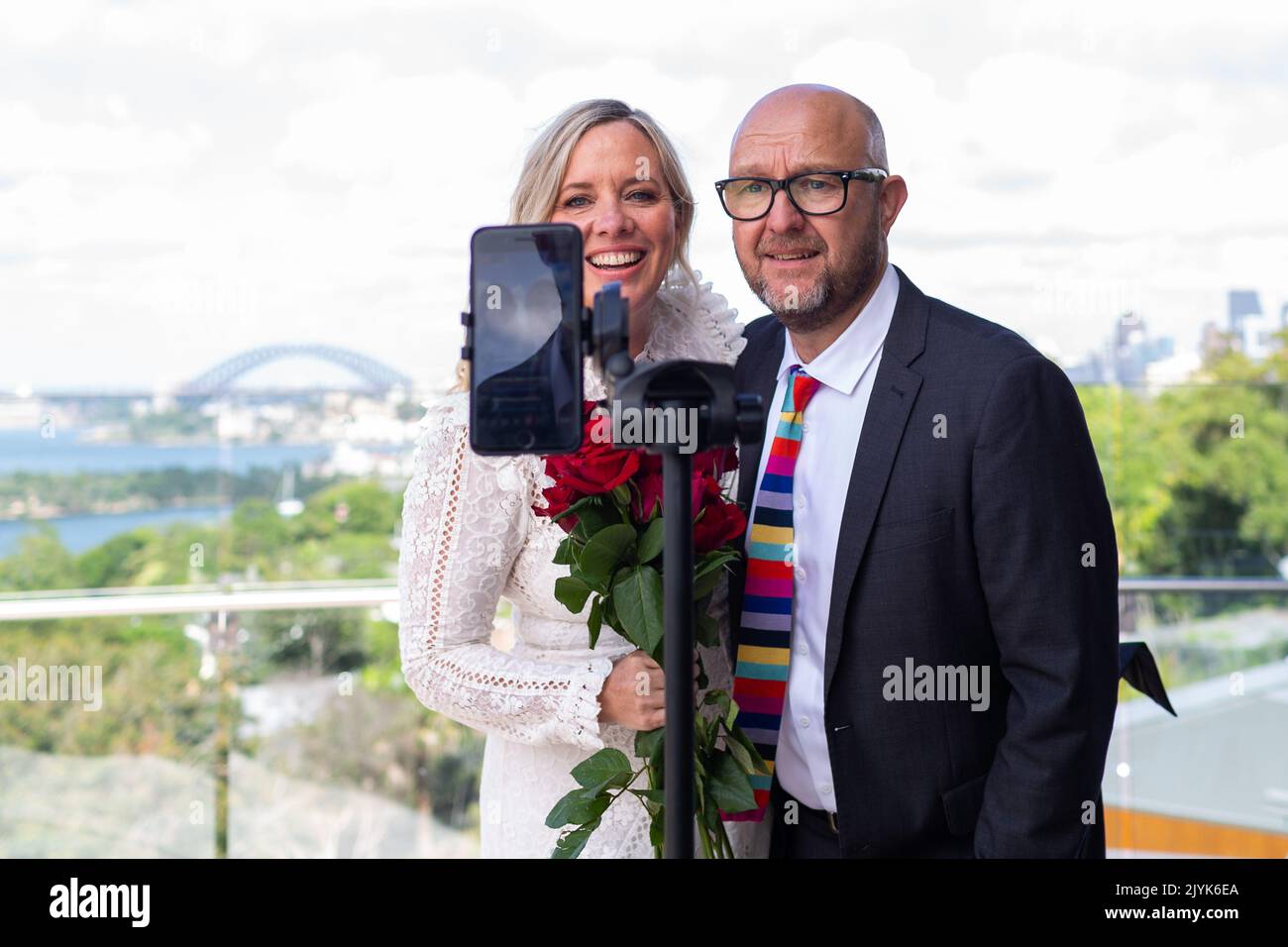 Sydney couple Tahi Cody and Matt Hayward tie the knot at Taronga Zoo on ...