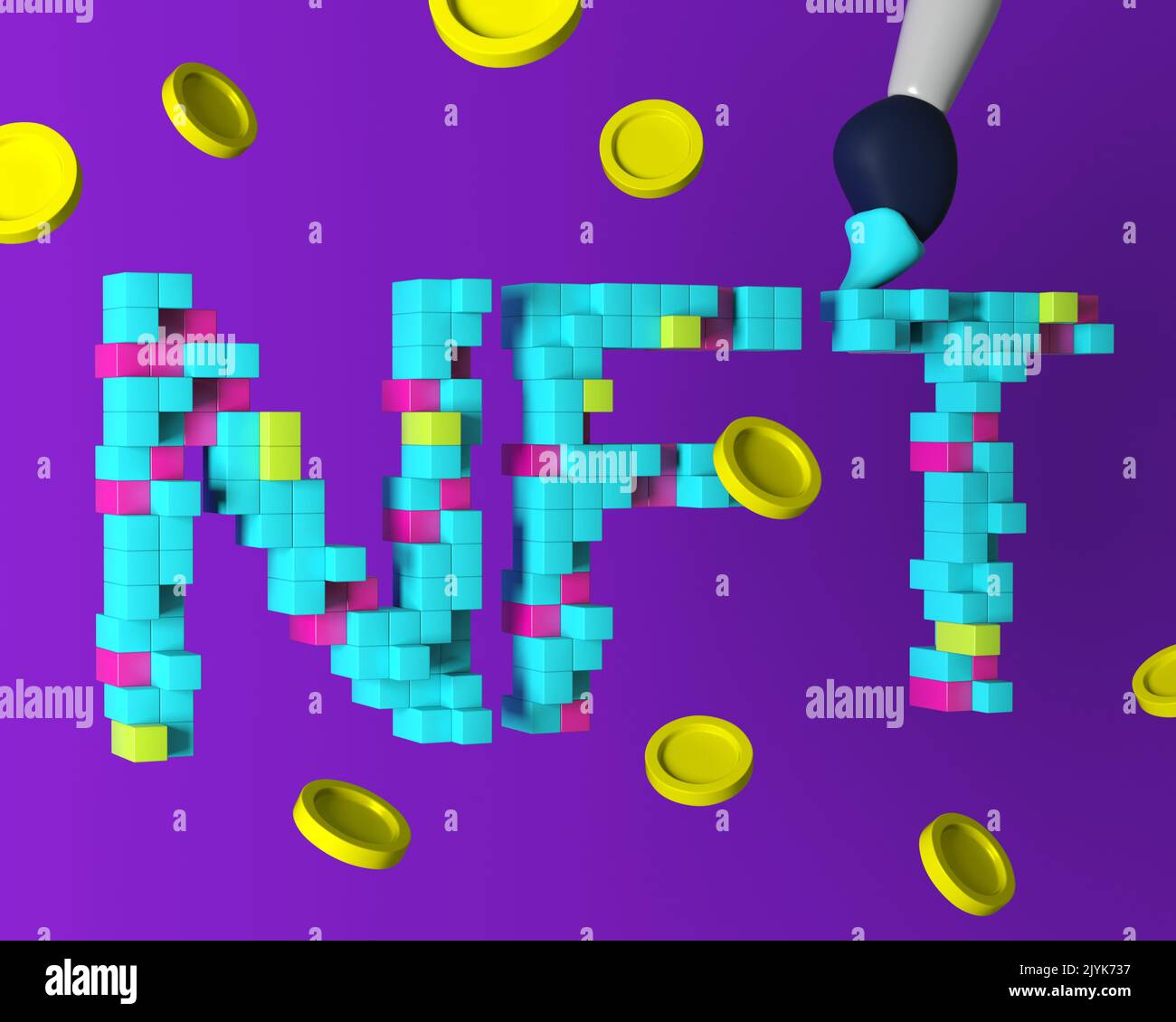 NFT non-fungible tokens for crypto art. Chip Pay unique collectibles in ...