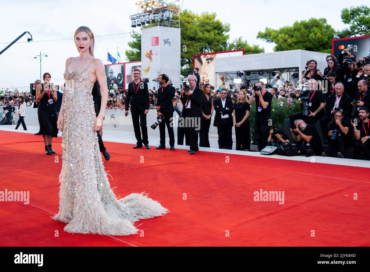 Vanessa Kirby 79th Venice Film Festival Red Carpet of the movie -The ...