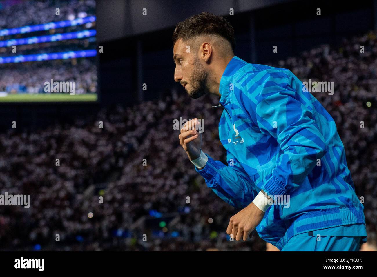 LONDON, ENGLAND - SEPTEMBER 07: Jonathan Clauss of Olympique Marseille ...