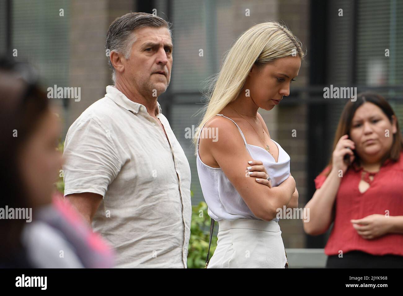 Kara Childerhouse, the fiancee of former NRL player Michael Lichaa ...