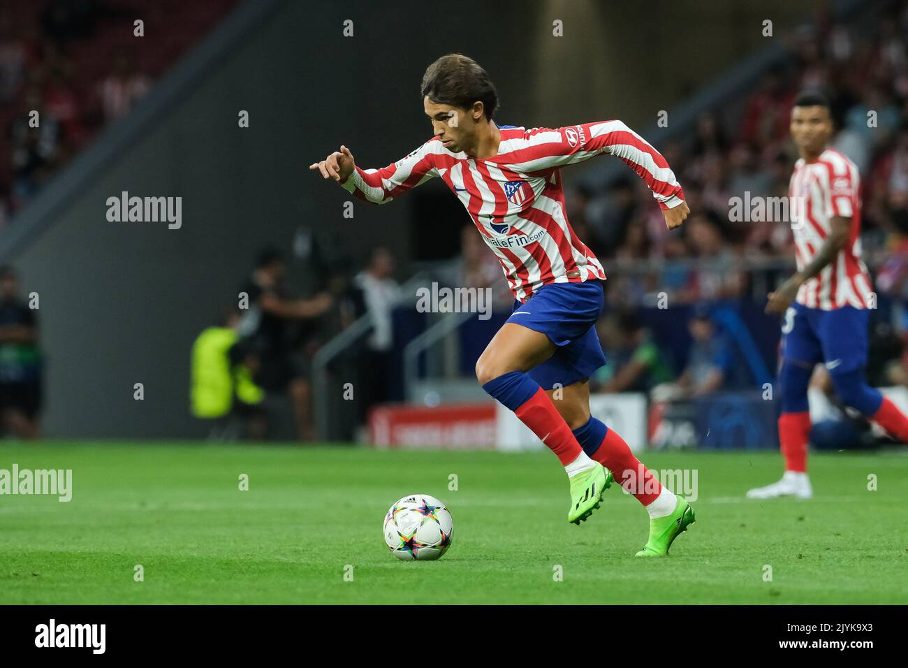 Joao Felix of Atletico Madrid seen in action during the UEFA Champions ...