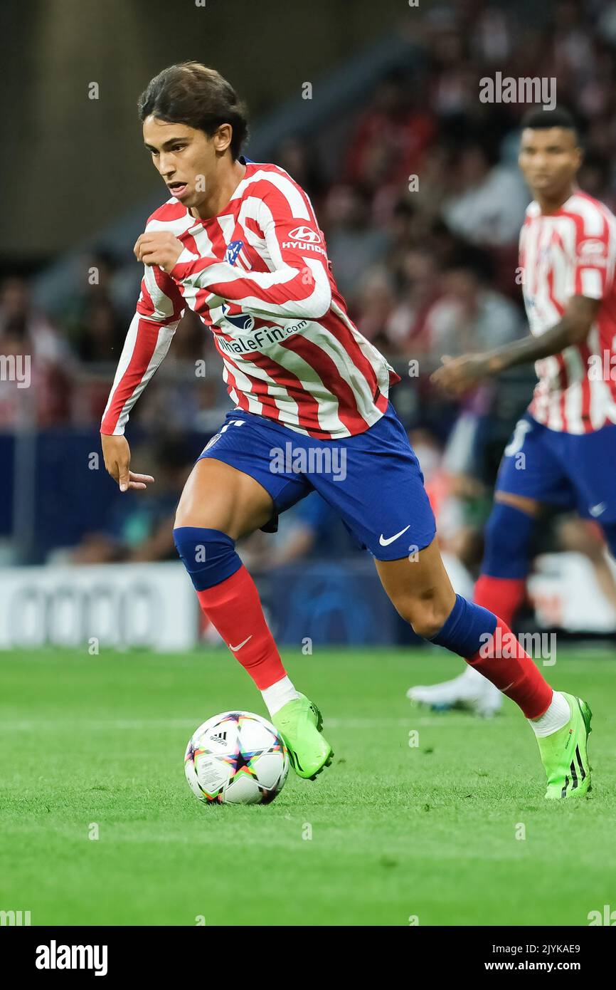 Joao Felix of Atletico Madrid seen in action during the UEFA Champions ...