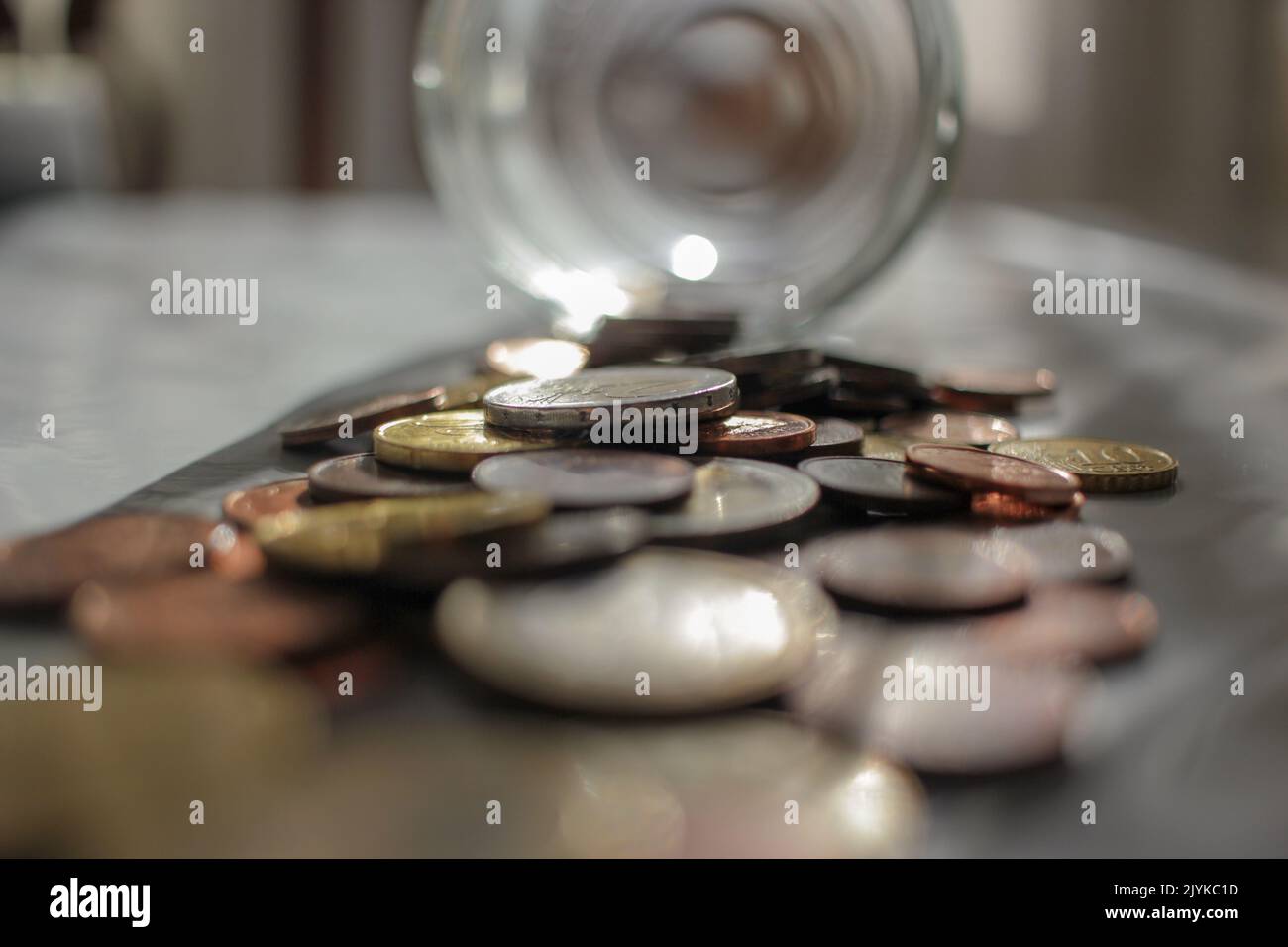 Euro bills transparent euro coins hi-res stock photography and images ...