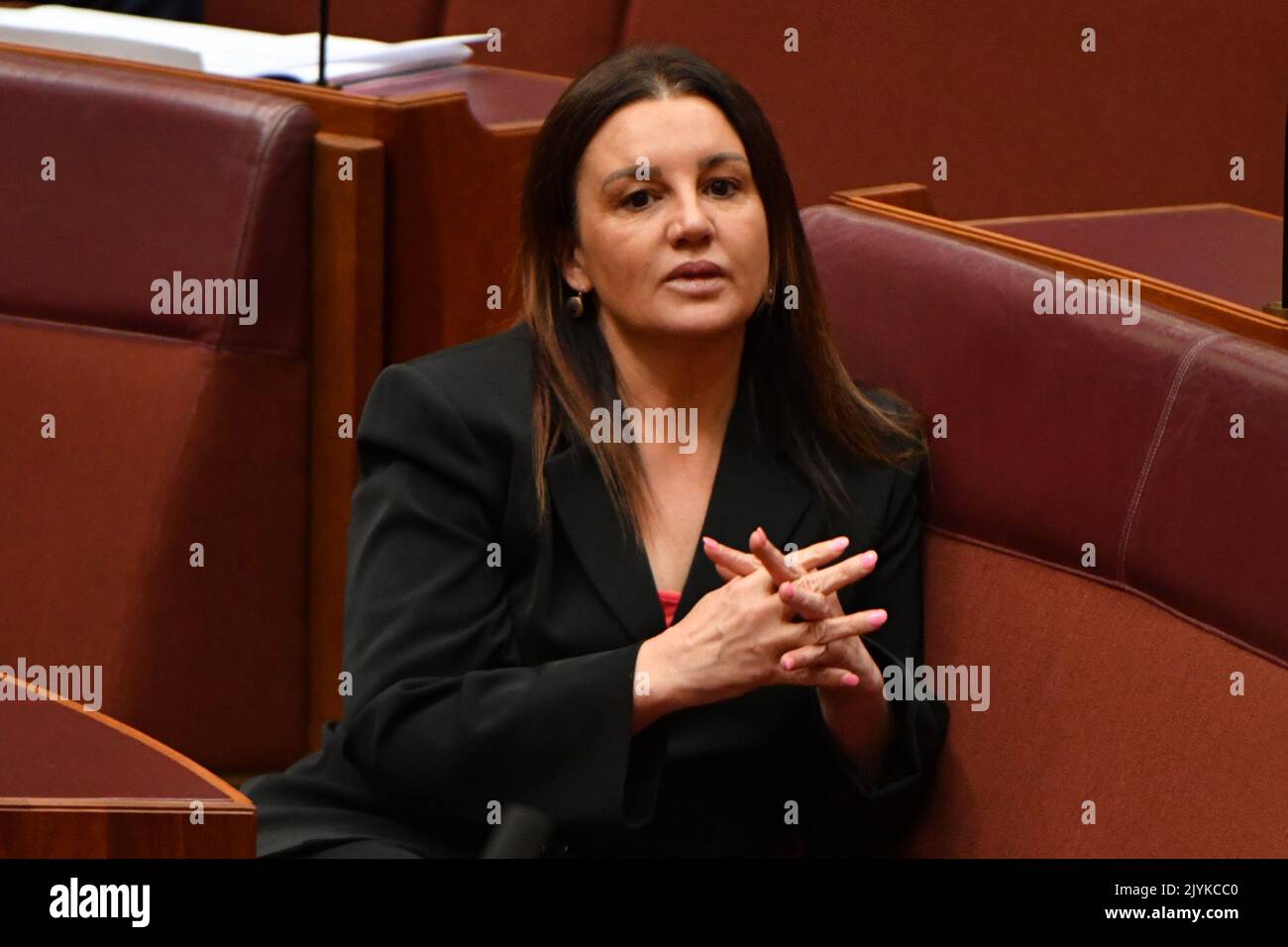 Jacqui Lambie Network Senator Jacqui Lambie during a division in the ...