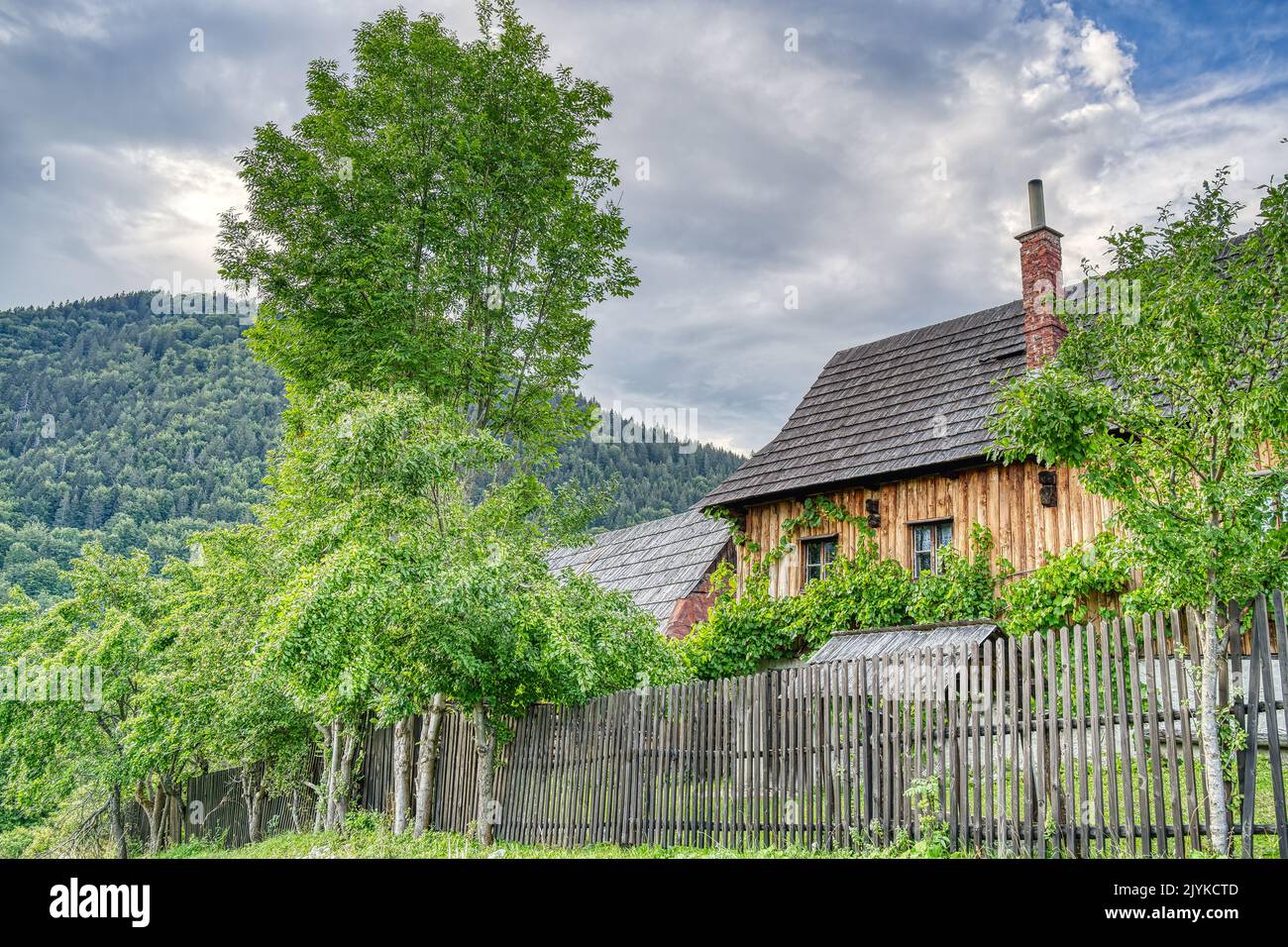 Country house in vlkolinec hi-res stock photography and images - Alamy