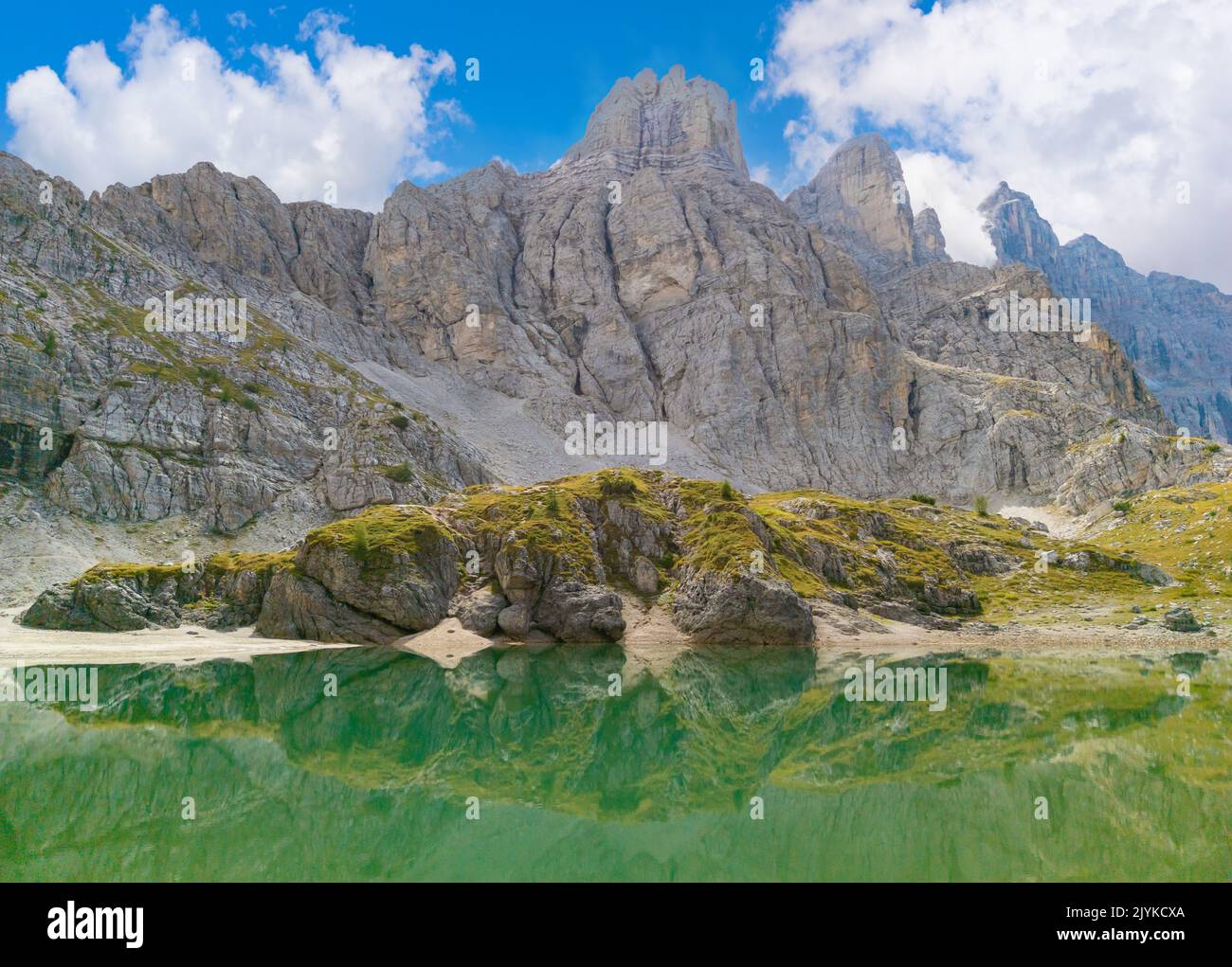 Dolomiti (Italy) - A view of Dolomites mountain range, UNESCO heritage ...