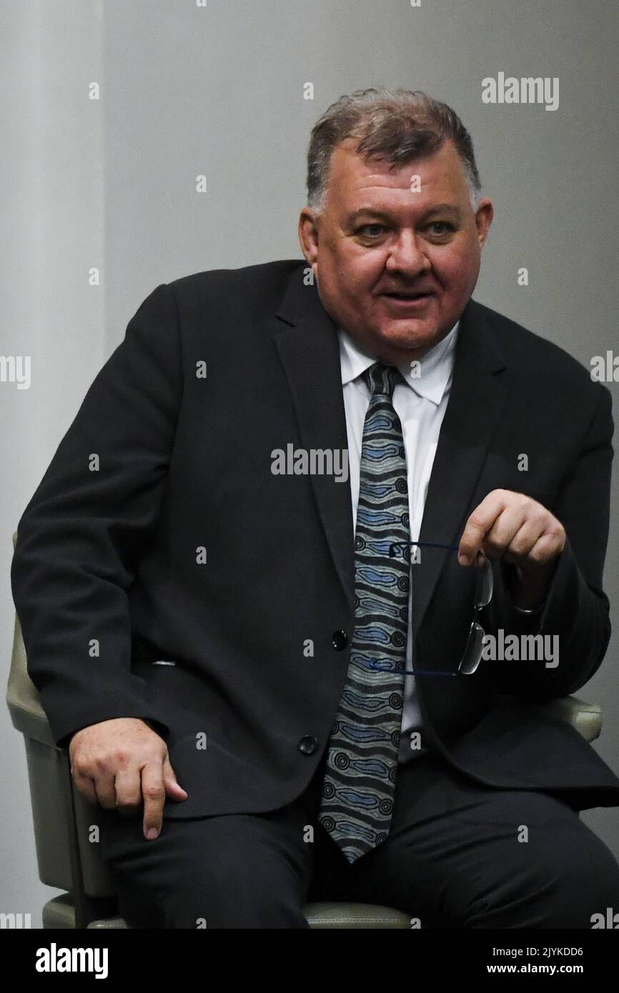 Crossbench MP Craig Kelly reacts during a division during House of ...