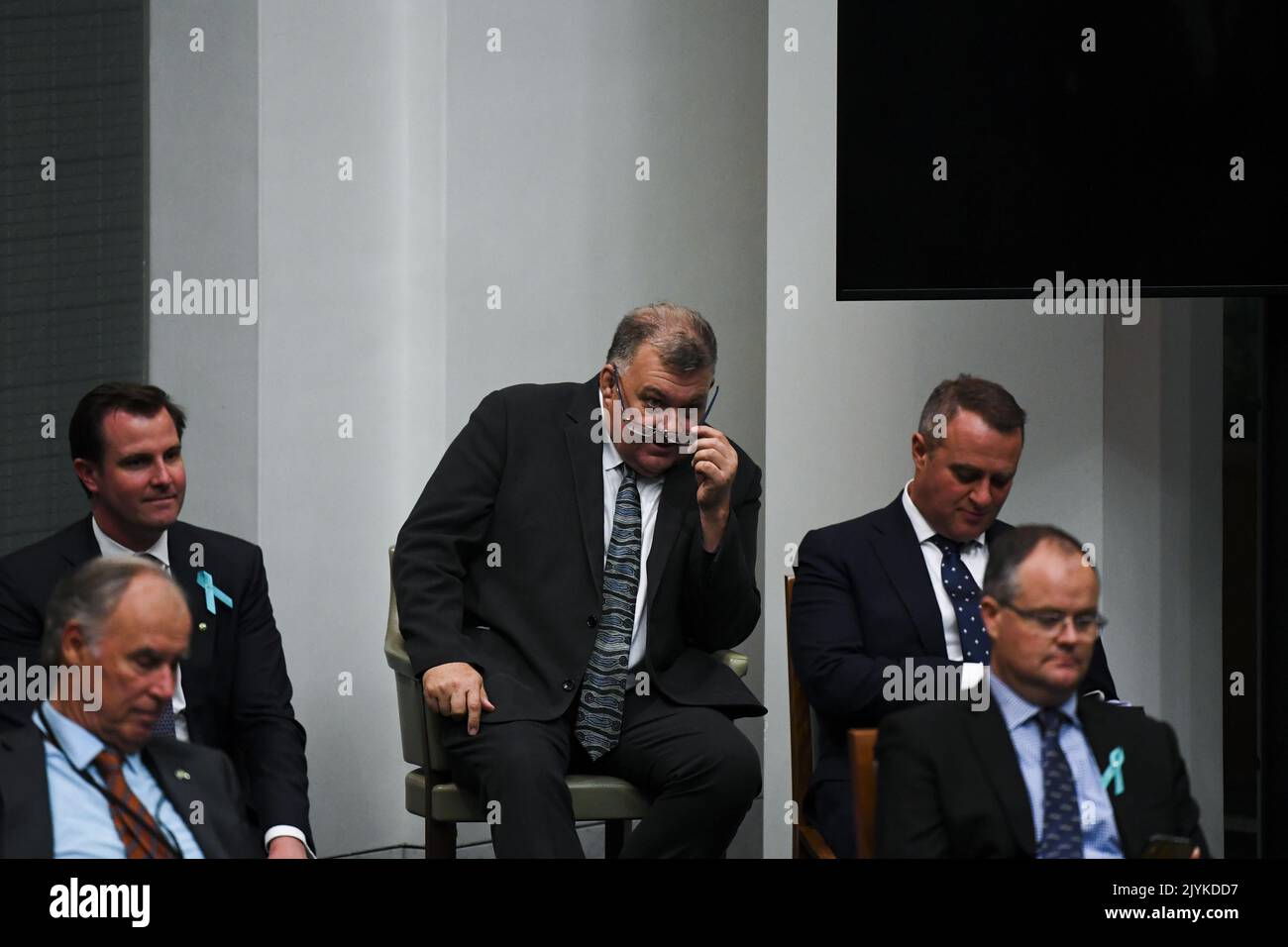 Crossbench MP Craig Kelly reacts during a division during House of ...