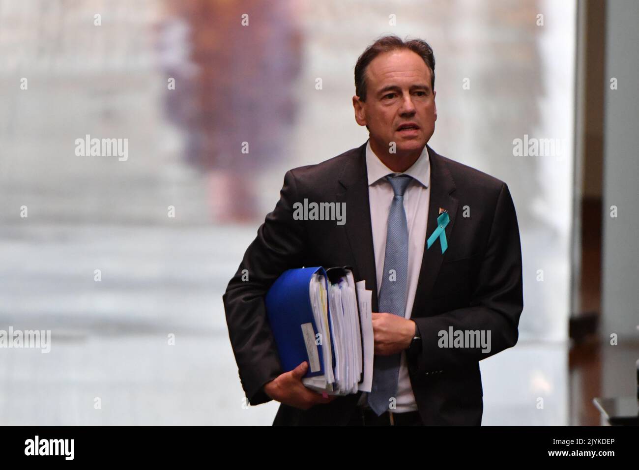 Minister for Health Greg Hunt arrives for Question Time in the House of ...