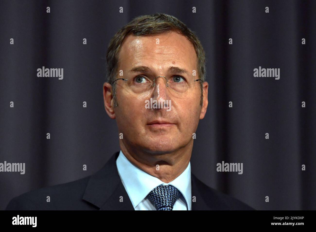Deputy Chief Medical Officer Michael Kidd at a press conference at ...