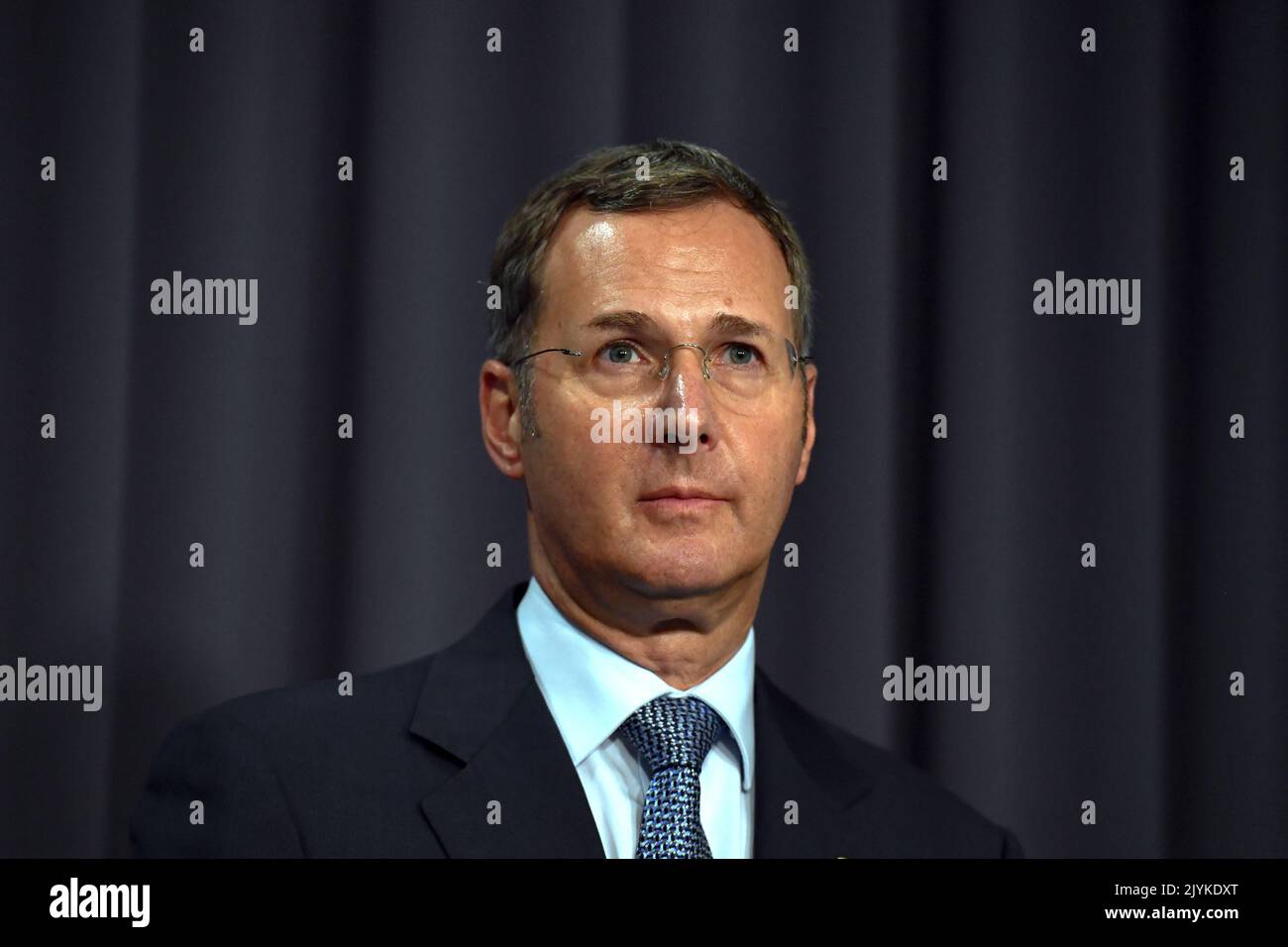 Deputy Chief Medical Officer Michael Kidd at a press conference at ...