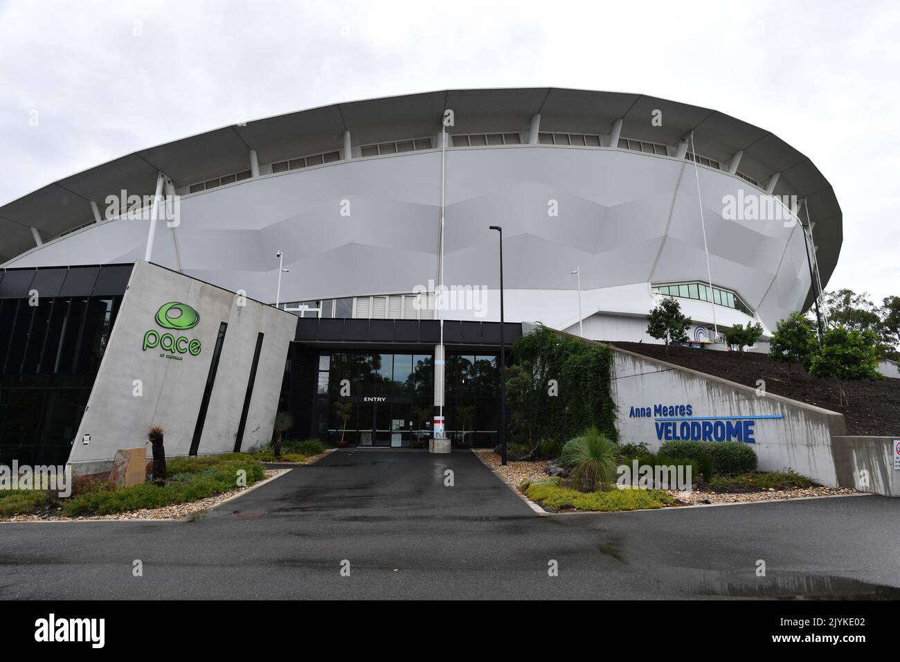 The Anna Meares Velodrome is seen at the Sleeman Sports Complex in ...