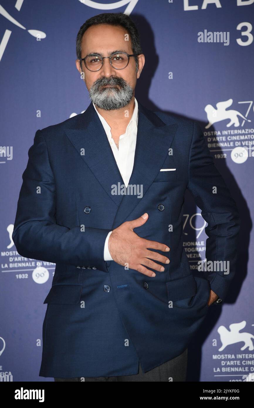 September 8, 2022, VENICE: Iranian filmmamker Vahid Jalilvand poses at ...