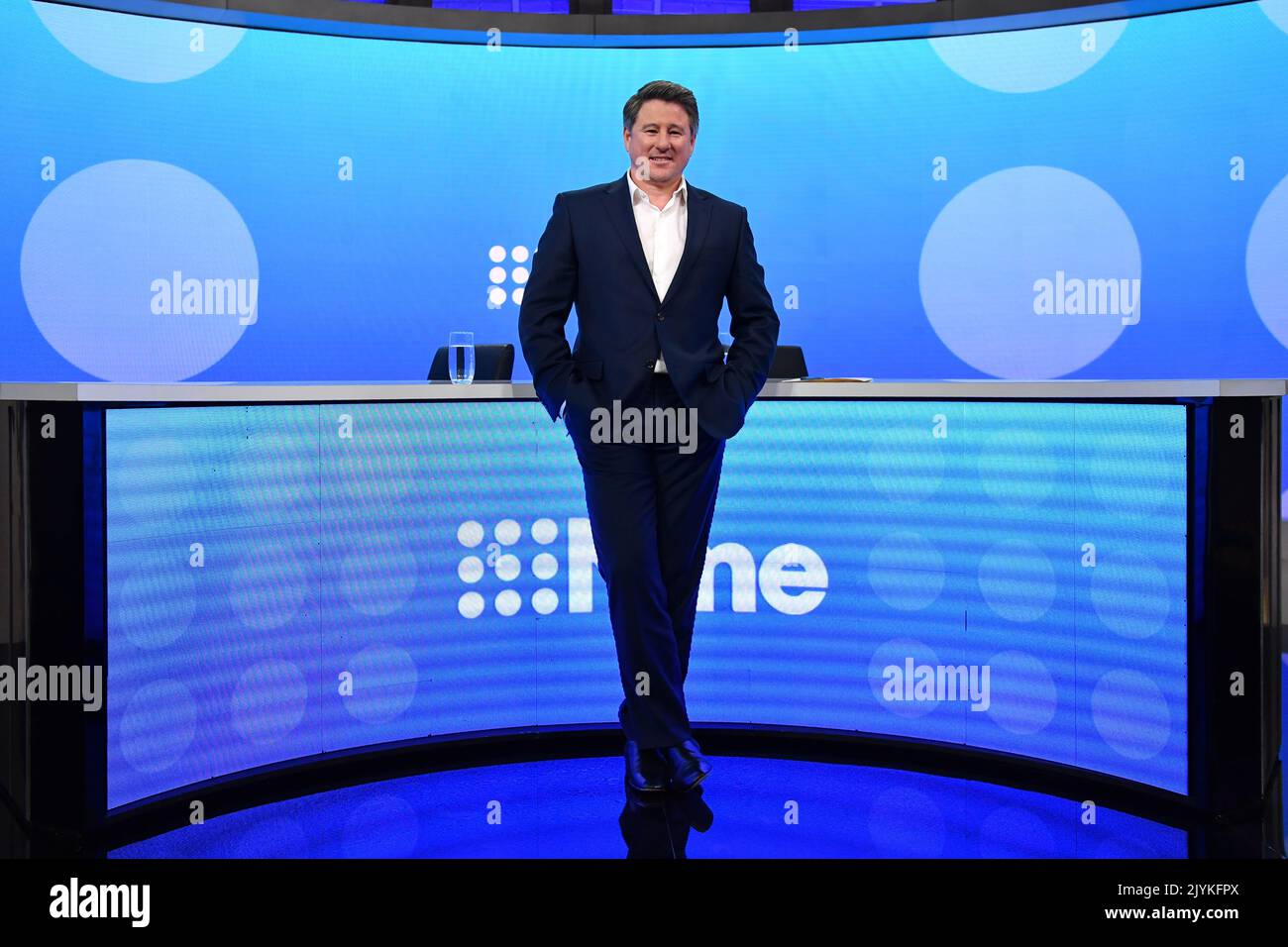 Newly appointed Nine CEO Mike Sneesby poses for a photograph during a ...