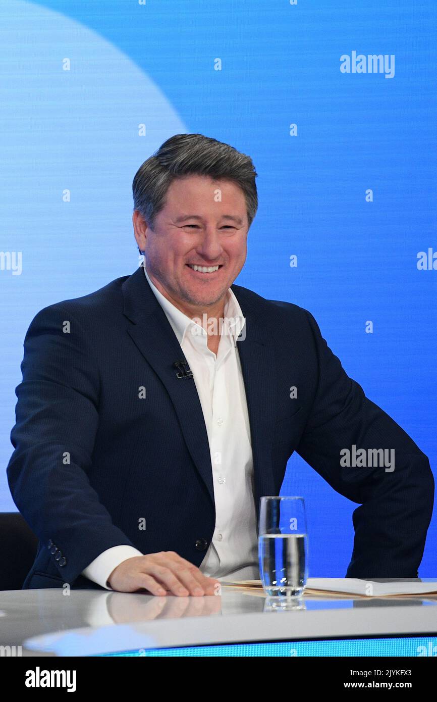 Newly appointed Nine CEO Mike Sneesby during an announcement at Nine ...