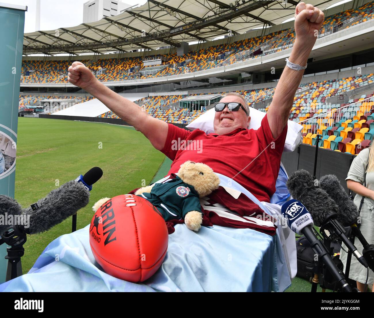 Former Queensland AFL Grand Final hero Ross Whyte, who has terminal ...