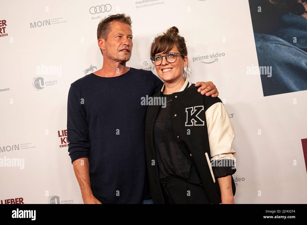 07 September 2022, Berlin: Til Schweiger, actor and director, and Sarah ...