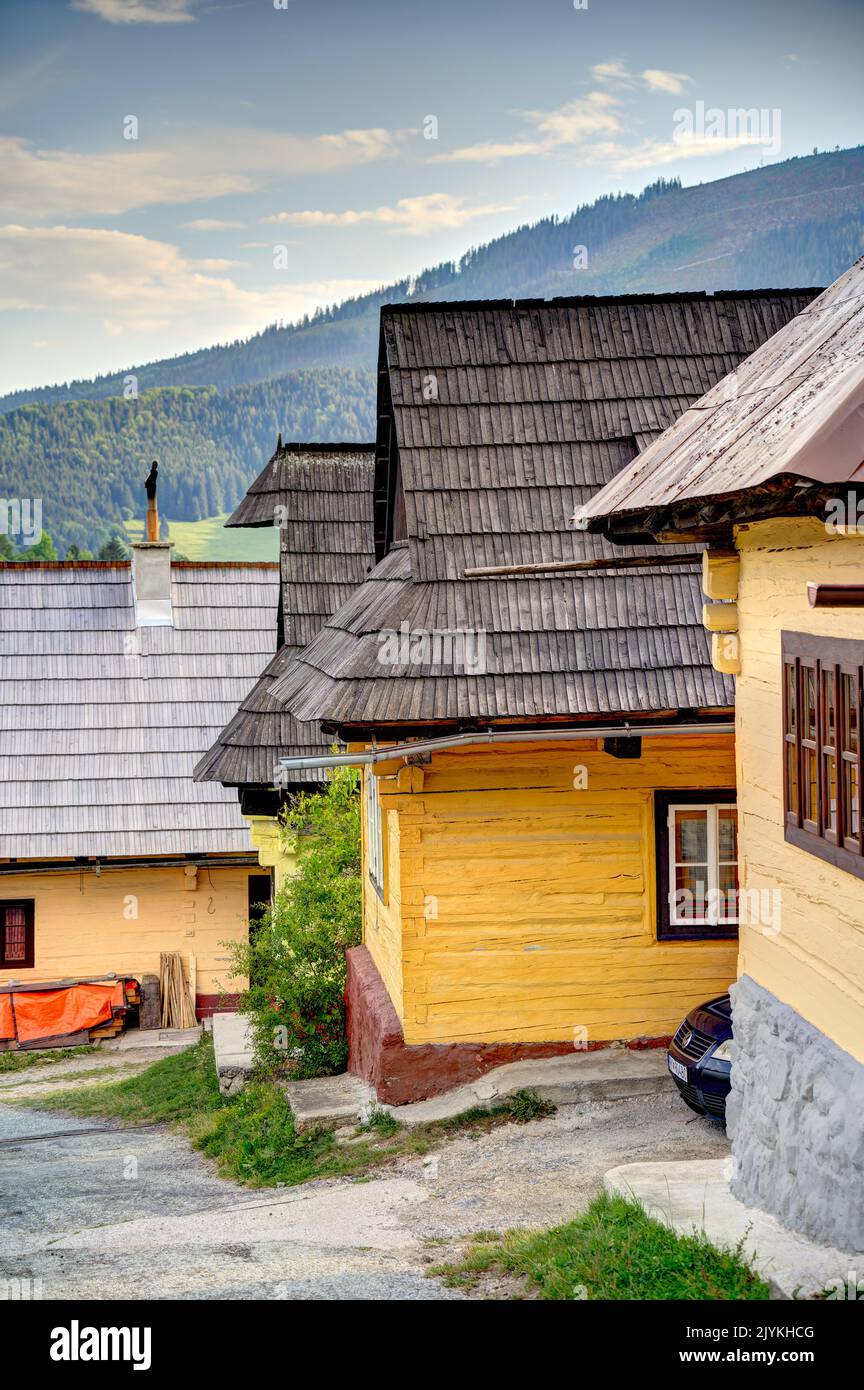 Country house in vlkolinec hi-res stock photography and images - Alamy