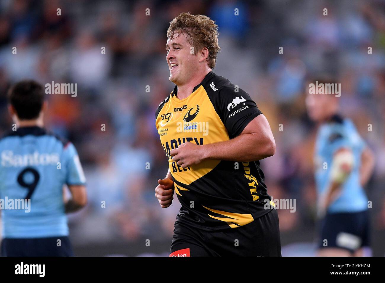 Andrew Ready of Western Force is sent off for punching during the Super ...